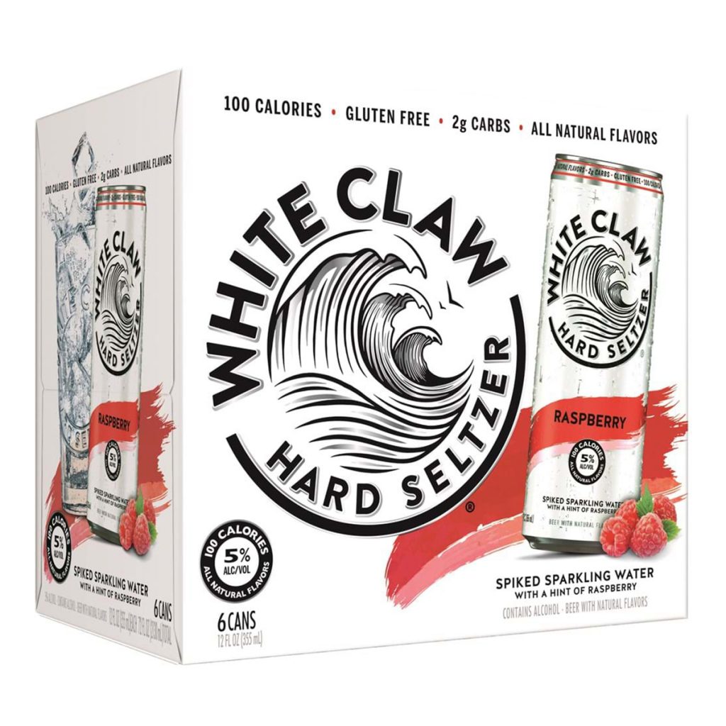 White Claw Raspberry, 6 pack 12 oz can Hard Seltzer – Your local ...